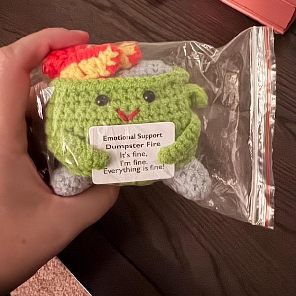 Handmade Crochet Olive,emotional Support Gift,desk Décor,home Décor ...