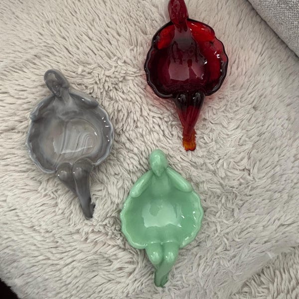 Lady Soap Dish Choice of Colors 8 3/4 Long 4 5/8 Wide, FREE SHIPPING ...