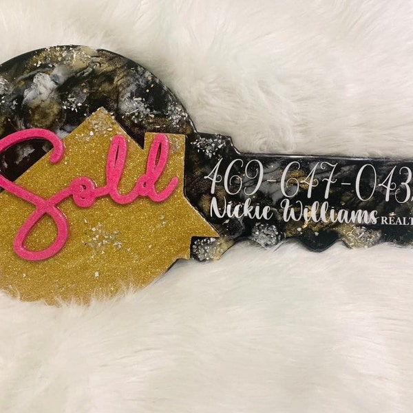 Blank Wood Key Ready to Paint, NOT Glued, Realtor Wood Key Sign, Real ...