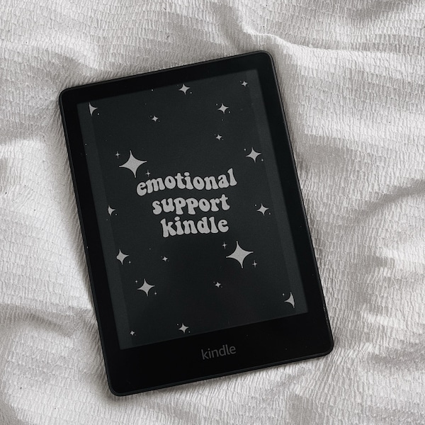 Kindle Lock Screen: Emotional Support Kindle With Stars, Kindle ...