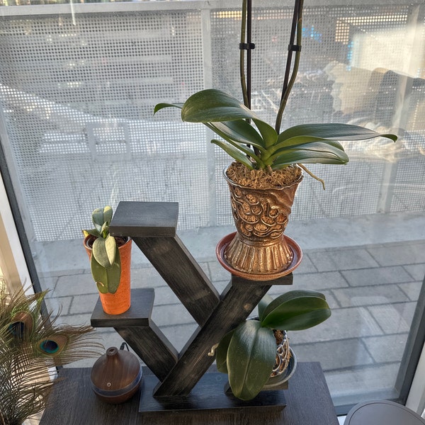 Rustic Plant Stand - Etsy