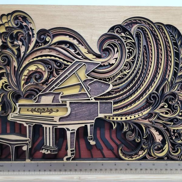 Watch Movement | Laser Cut File for Creating Multilayered 3D Mechanical ...