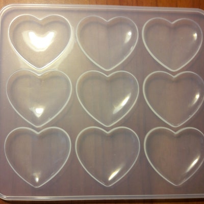 Heart Shaped Silicone Mold-romantic Heart Resin Mold-heart Keychain ...