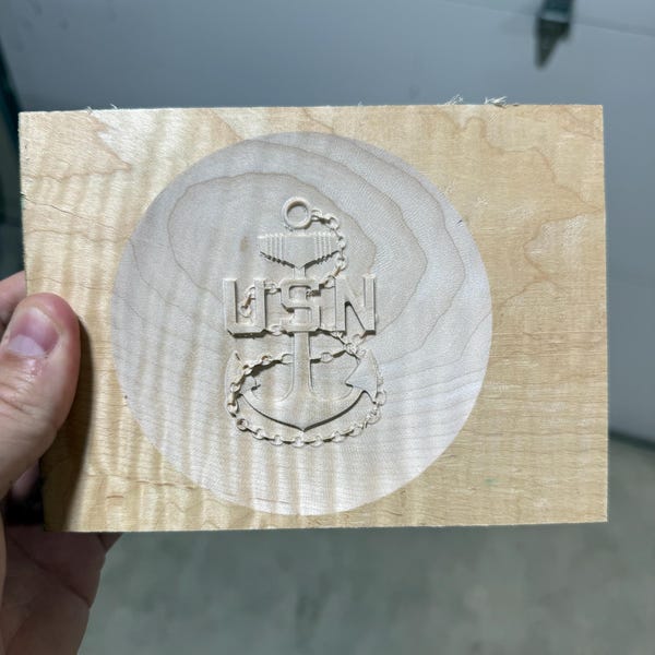 Navy Hospital Corpsman (HM) Rating Badge 3D Stl File for CNC Router - Etsy