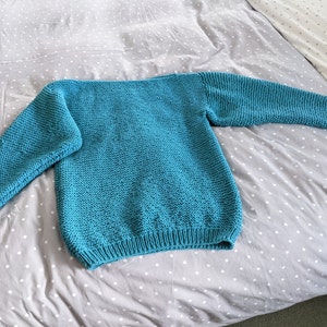 Easy Knitting Pattern Jumper, Sweater , Suitable for Beginner PLEASE READ BELOW as Yarn ...