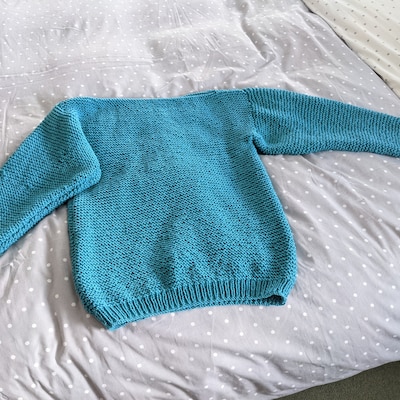 Easy Knitting Pattern Jumper, Sweater , Suitable for Beginner PLEASE ...