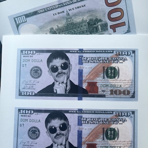 Your Face on Money, Game Money, 100 Dollar Bill, Party Money, Custom ...