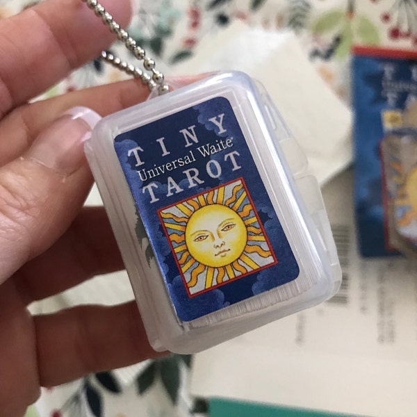 TINY Universal Waite Tarot Keychain Card Deck | Tiny Universal Waite ...