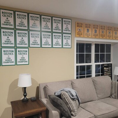 Boston Red Sox Fenway Park Custom Hand Painted Green Monster Concourse ...