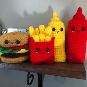 25 Fast Food Crochet Pattern Bundle EBOOK PDF Knotmonsters Amigurumi ...