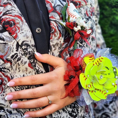 Softball rose in Full Bloom - Etsy