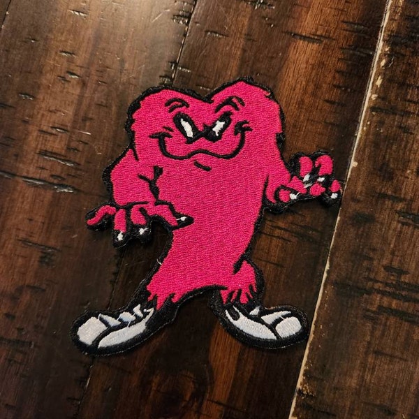 Hairy Cartoon Monster Patch - Etsy