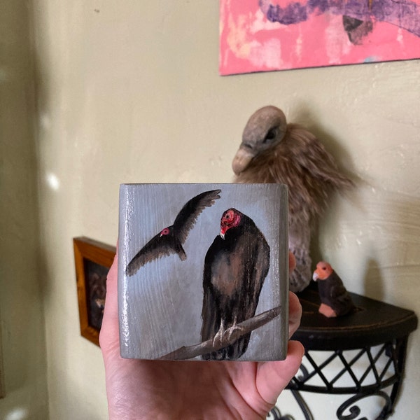 Modern Pen Holder Dove Rococo Late Baroque Painting Blue and Yellow ...