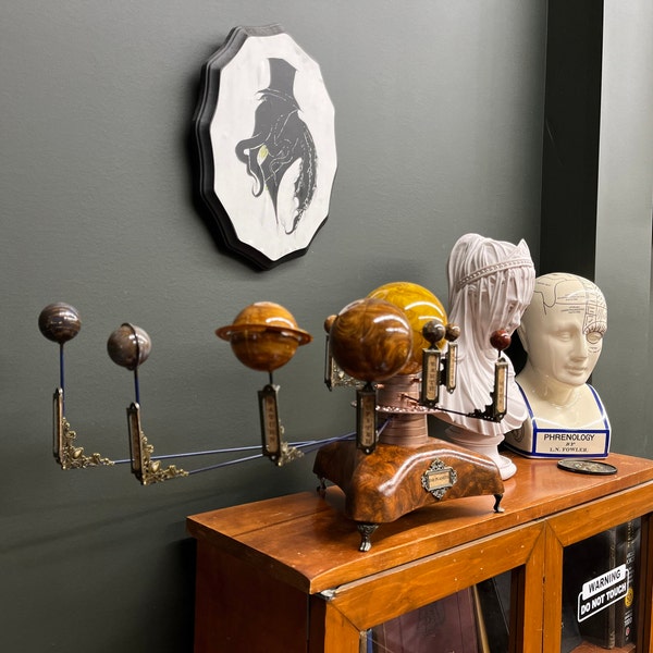 XMAS FLASH SALE Victorian Style Solar System Orrery, Dark Academia ...