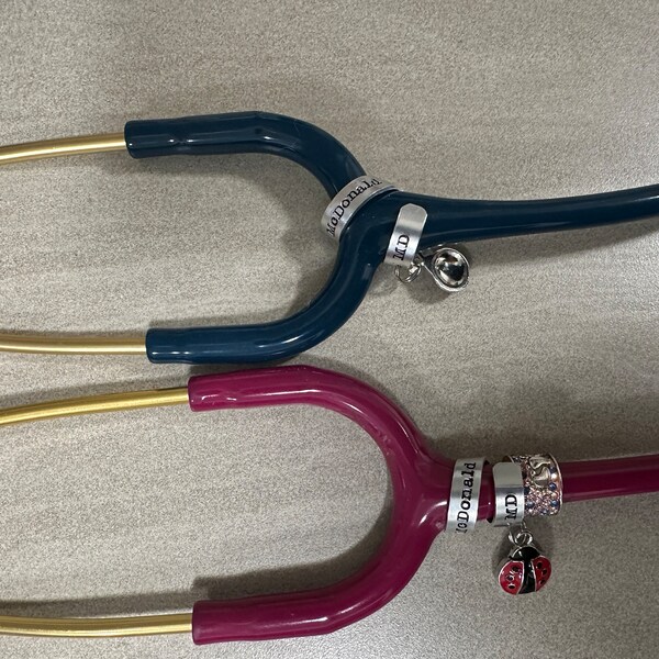 Stethoscope Charm, Stethoscope Tag Accessory, Gift for Nurse ...