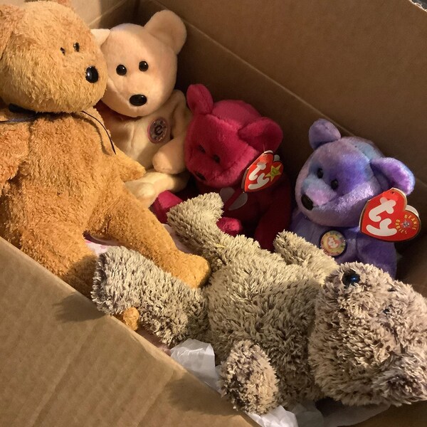 Ty Teddy Bear, Vintage Teddy Bear, Vintage Ty, Skylar - Etsy