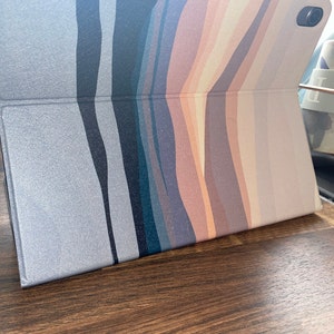 Purple Line Art iPad Case iPad Air 4/5 Case With Pencil Holder - Etsy UK