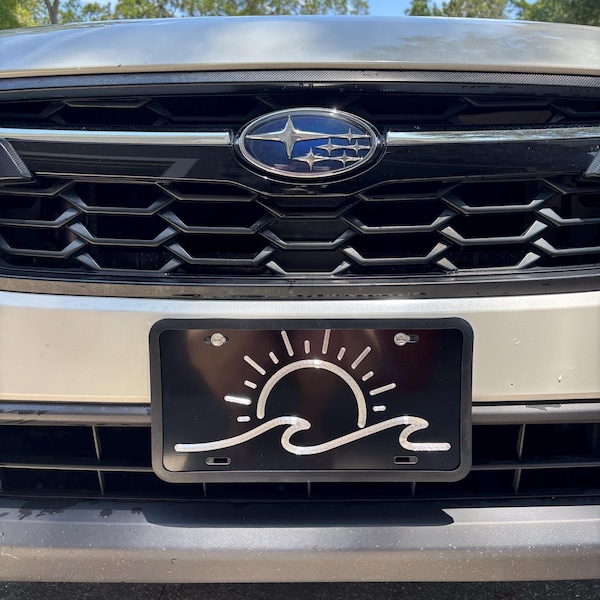 Engraved Faith Over Fear Christian License Plate Vanity Front Car Tag ...