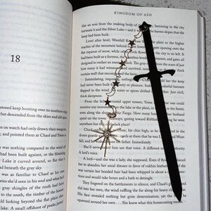 Ethereal Dragon Faux Leather Bookmark, Fantasy Bookmark, Elven-inspired ...