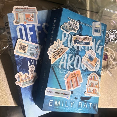 Blue Bookish Holographic Sticker Bundle Bookish Kindle Stickers Book ...