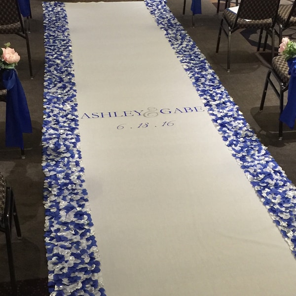 Nonslip Fabric Aisle Runner (not Sheer Paper or Vinyl), Exclusive ...