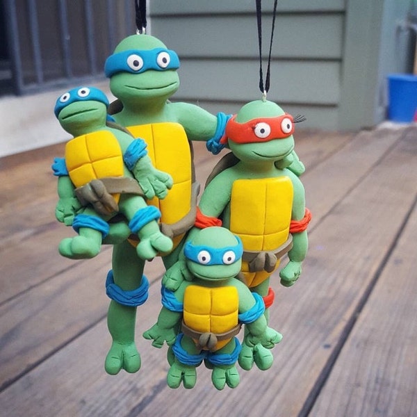 Mustard Octopus Figurine With Flowers: Hand-painted Desk Decor - Etsy