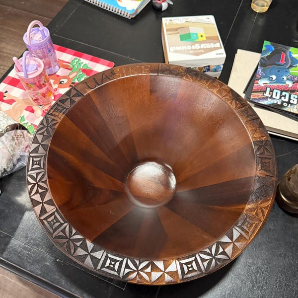 Tanoa Kava Bowl Holds 7.5 Gallon - Etsy