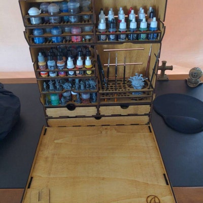 GIGA Portable Paint Station Modular Shelves and Storage - Etsy UK