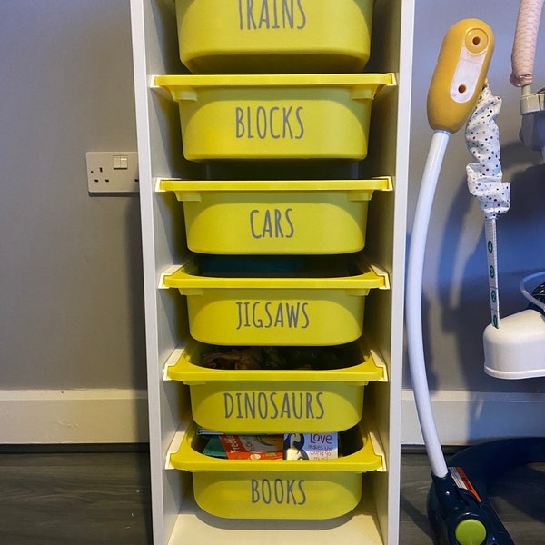 LABELS IKEA Kallax , Trofast Toy Storage Labels Playroom Kidsroom ...