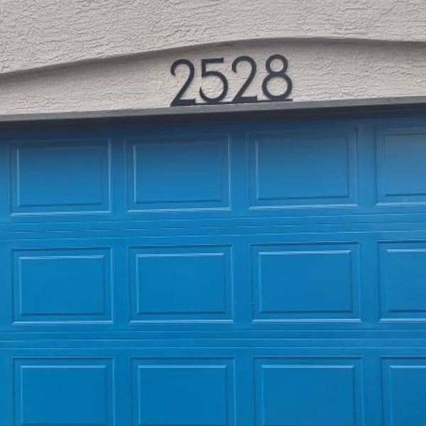 Horizontal Address Plaque, Custom Metal Powder Coated Address Sign - Etsy