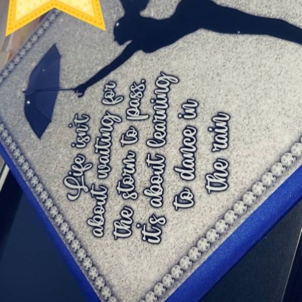 Grad Cap Topper Shoot for the Moon , Graduation Cap Decorations by ...