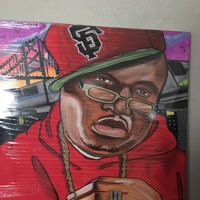 Golden Era HIP HOP Old School Rappers Handpainted Canvas Art - Etsy