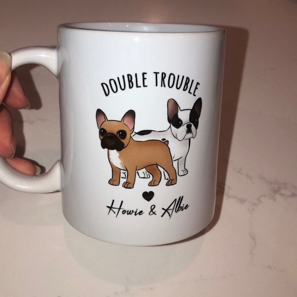 Custom French Bulldog Mug, Personalized Frenchie Mug, Frenchie Gift ...