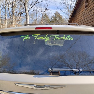 Custom Windshield Decals Word and Number Car Truck Window - Etsy