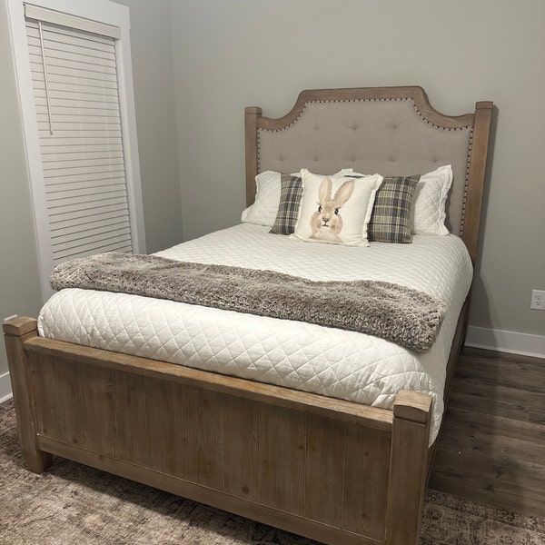 Watercolor Bunny Pillow Cover | Easter Pillow Cover | Rabbit Pillow ...