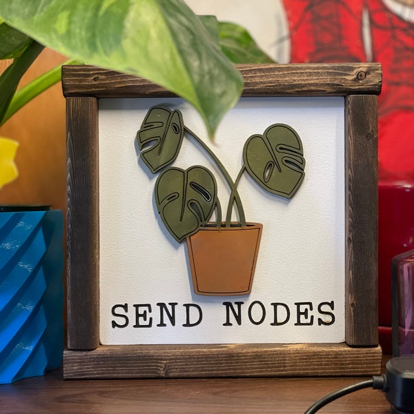Send Nodes, Funny Plant Sign, Plant Lover Gift - Etsy