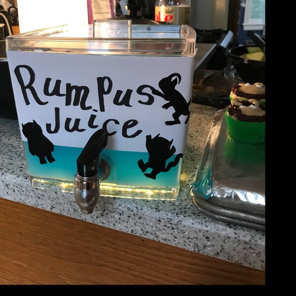 Where the Wild Things Are Party Chalkboard Vinyl Stickers Wild One ...