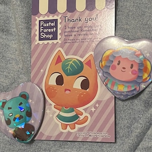 Coach Animal Crossing Cute Vinyl Sparkly Star Holographic - Etsy