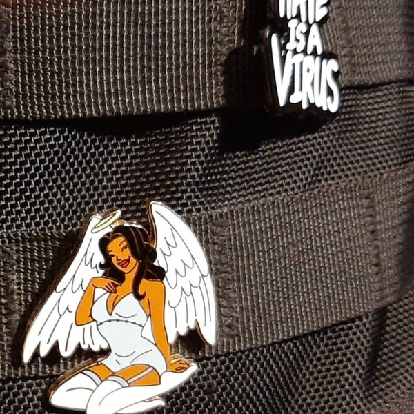 Charity Fundraiser Pin | Hate is a Virus Pin | Stop Asian Hate | Anti ...