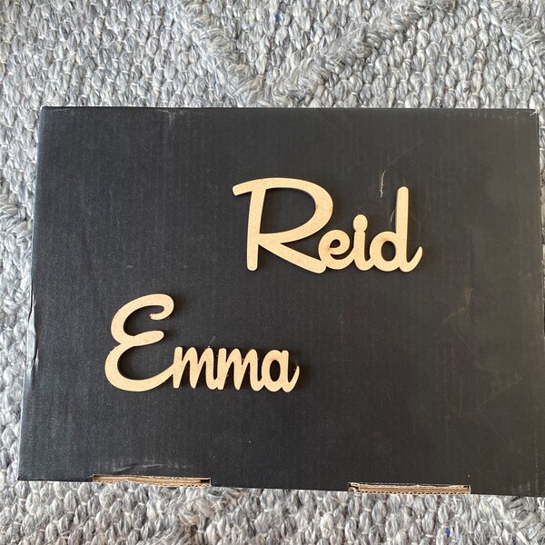 MDF Laser Cut Names Wedding Place Names Table Decoration - Etsy