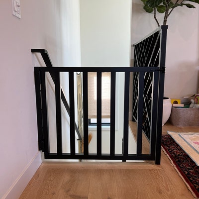 Mid Century Modern Gate Dog Gate Pet Security Gate Wooden Security Gate ...