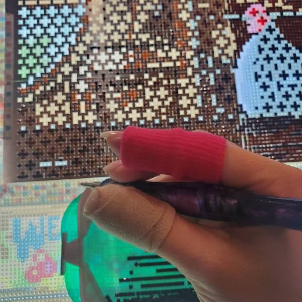 Finger Protection / 2 Finger Sleeves / Diamond Painting Accessories ...