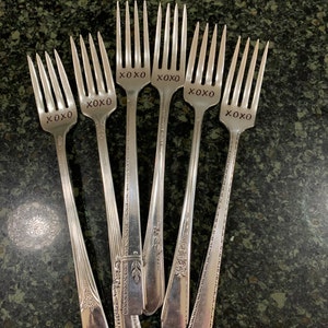 Mr Mrs Wedding Forks Wedding Cake Forks Vintage Silverplate | Etsy