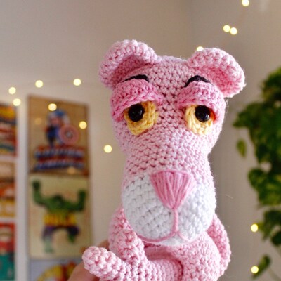 Pinkpanther, Crochet Pink Panther, Amigurumi Pattern, Pdf, Crochet ...