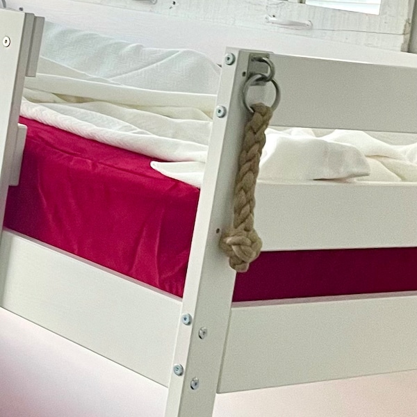 6 BELL ROPE BEIGE With Monkey Fist Knot and Fancy Ropework With ...