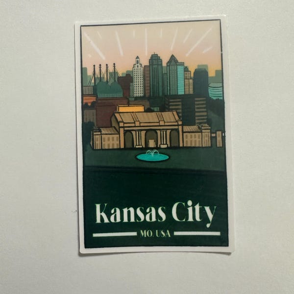 KC Shuttlecock Vinyl Sticker - Etsy