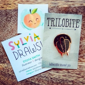 Trilobite Enamel Pin - Etsy