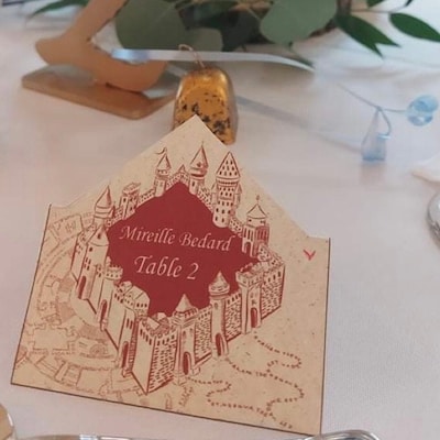 Printable Wizards's Map Place Cards editable Text - Etsy