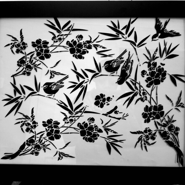 Concave Optical Illusion Stencil Model Image Design Print Digital ...