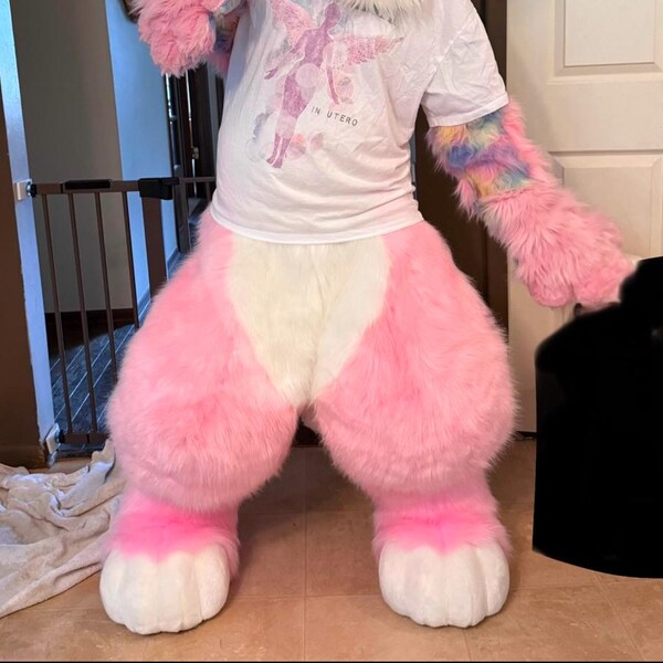 Fursuit Feet Paws, Toony Foot Paw, Kemono Foot Paw, Light Pink Cat Paws ...